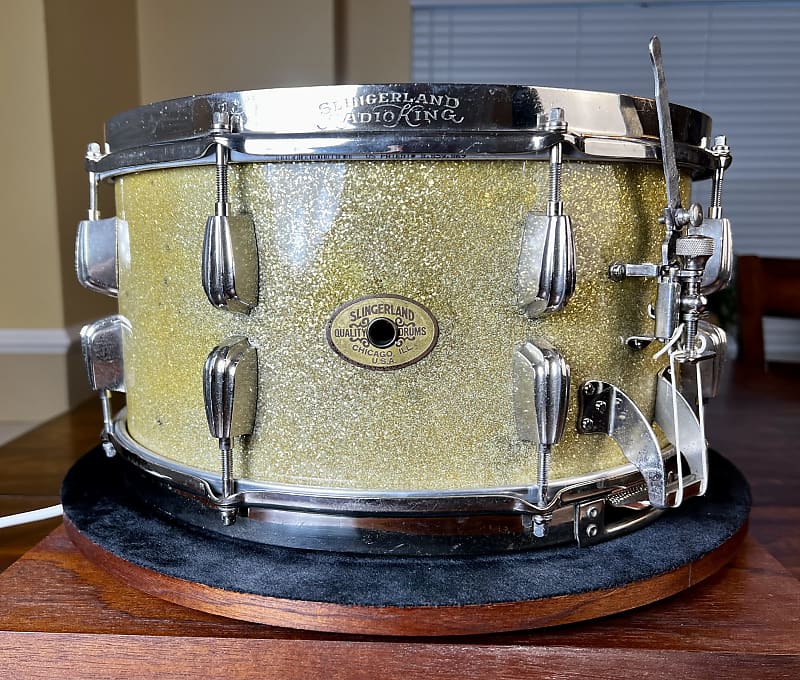 Slingerland Super Gene Krupa Radio King 7x14" 16-Lug Solid | Reverb