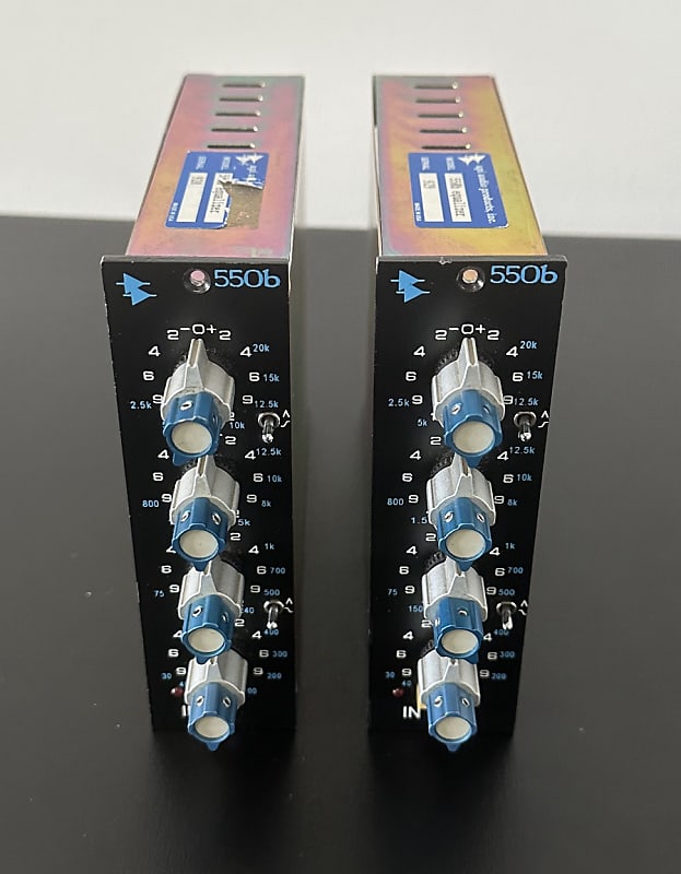 API 550B 500 Series 4-Band Equalizer vintage pair with | Reverb