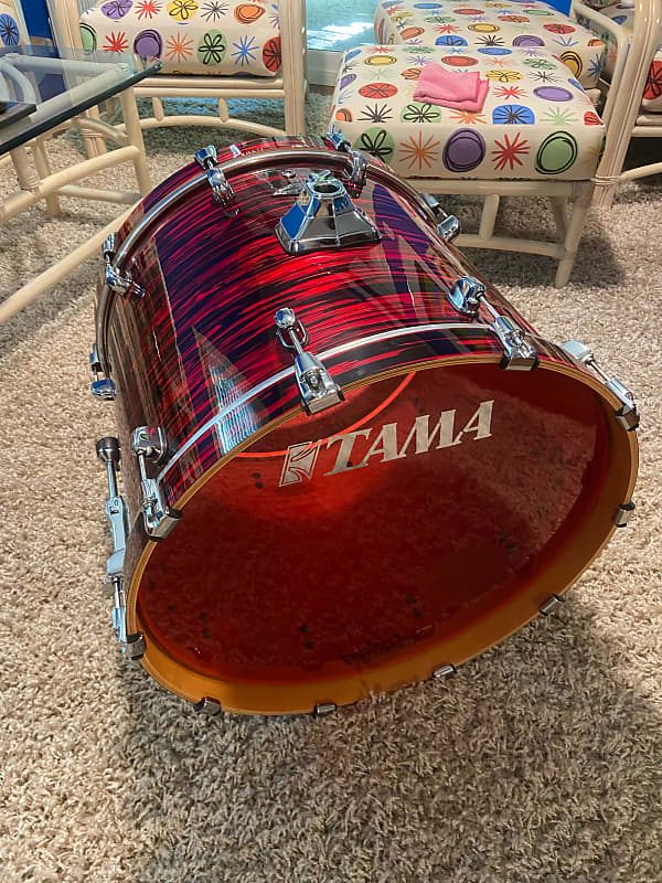 Tama Starclassic B/B 18x22 Kick Drum - Red Oyster | Reverb