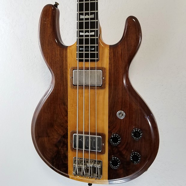 1978 Kramer 650B Aluminum Neck Vintage Bass Guitar in Walnut | Reverb