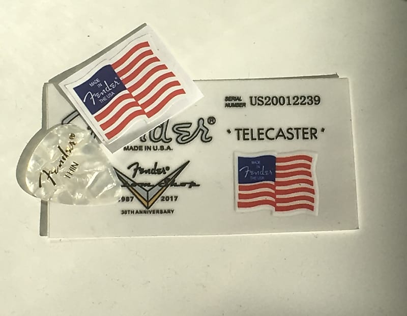 Modern American Style Electric Fender Guitar Sticker Decals | Reverb