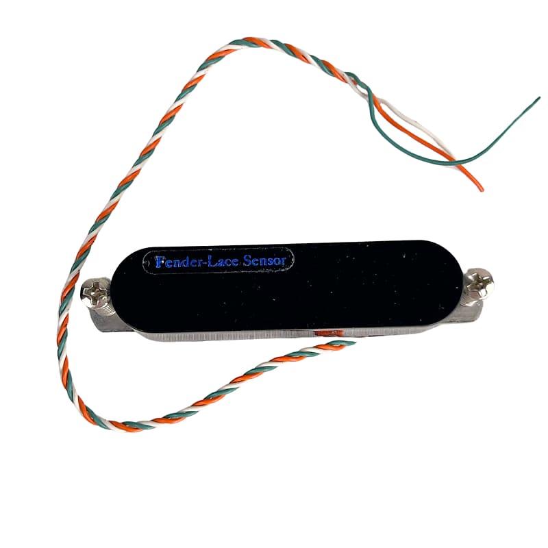Fender Lace Sensor Single Coil Pickup Blue Black Cover (Used) | Reverb