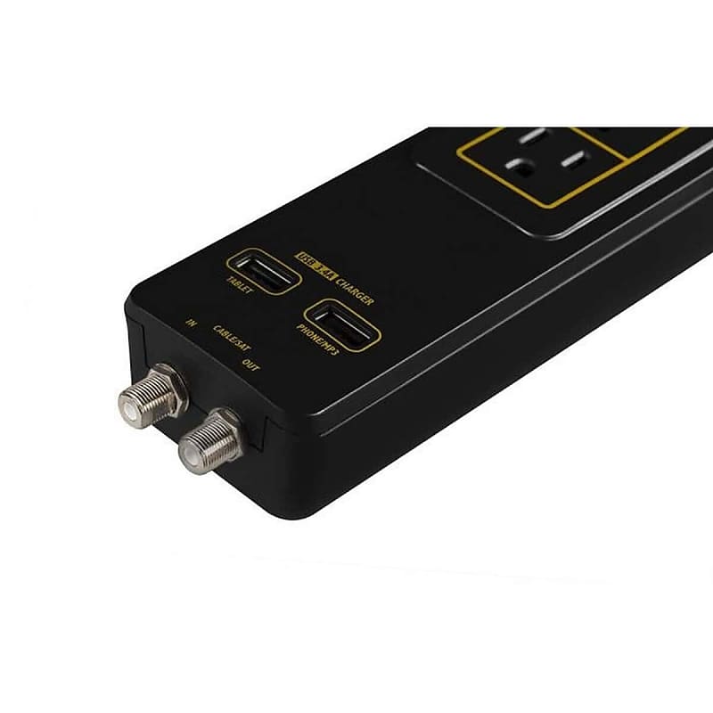 Monster 6 Outlets Power Gold 600 AVU+ Surge Protector | Reverb