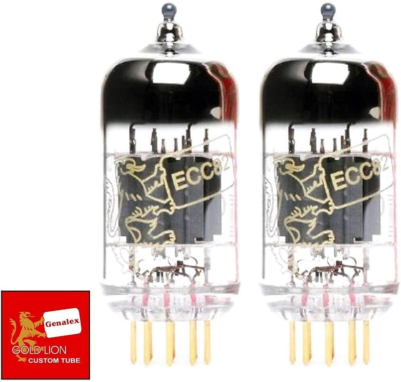 Genalex Gold Lion 12AU7 / ECC82, Matched Pair (2 tubes) | Reverb