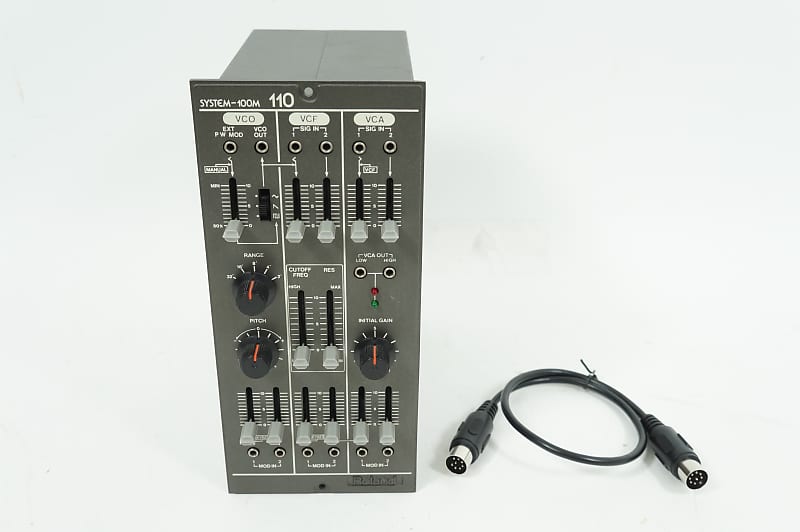 Roland SYSTEM-100M Model 110 VCO VCF VCA Modular Analog | Reverb