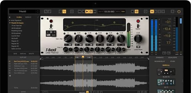 T-RackS LINEAR PHASE EQ (Download)Linear Phase Equalizer | Reverb