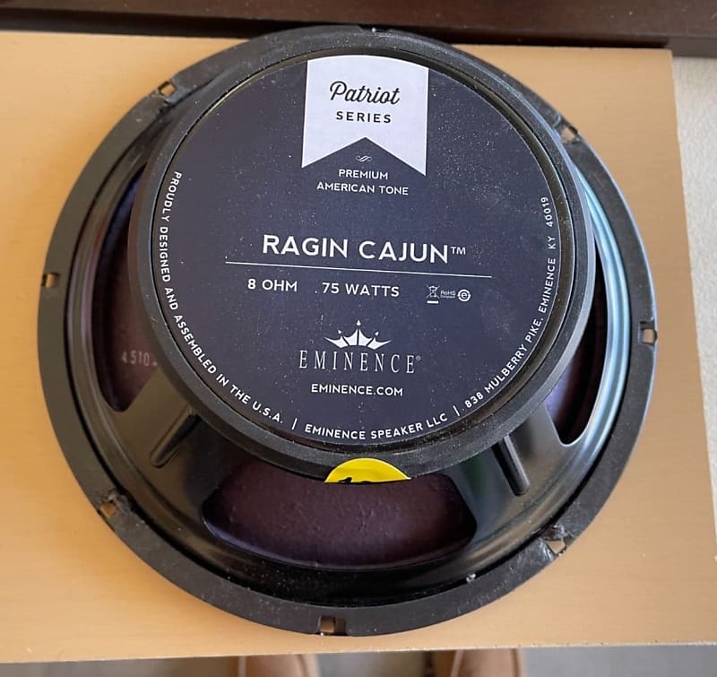 SUPER CLEAN Eminence RAGIN CAJUN 10" Patriot Guitar Speaker 8 | Reverb