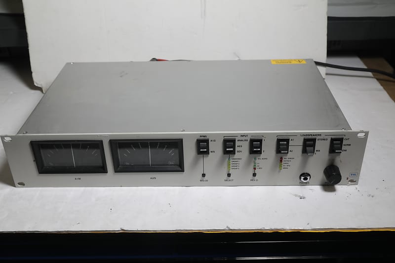TSL 2u PPM Analogue / AES Sifam meters stereo monitor unit | Reverb