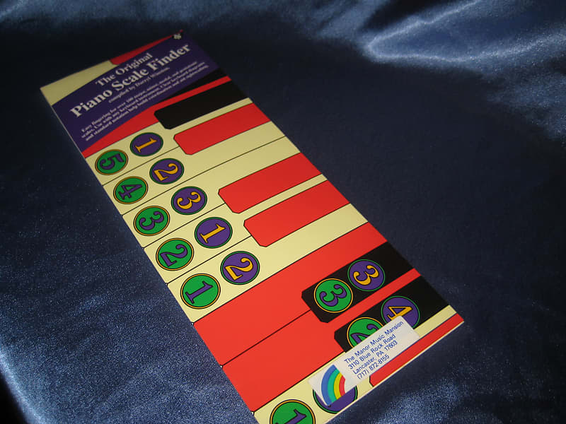 Amsco Publications Original Piano Scale Finder Compact Size | Reverb