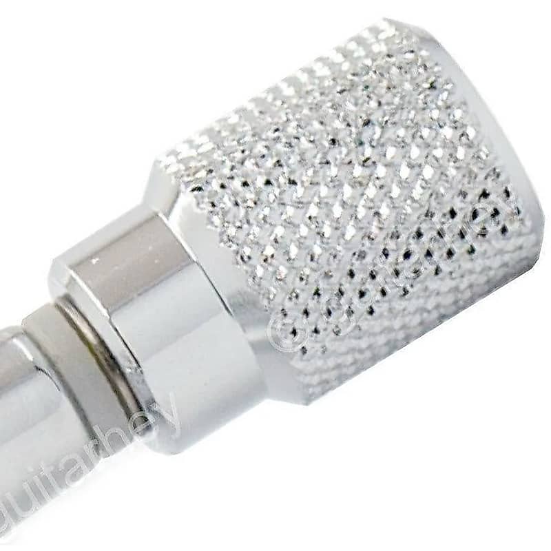 NEW (6) Genuine Hipshot SK1C Knurled Tuner Buttons - CHROME | Reverb