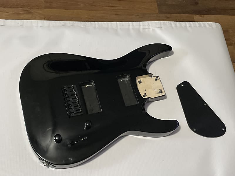 2021 Jackson JS Series Black 7 String Guitar Body Dual | Reverb Canada