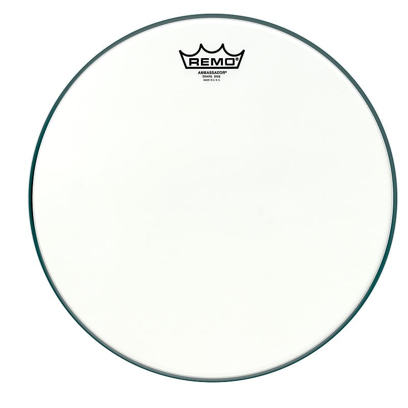 Remo Snare Ambassador Smooth White 15" | Reverb