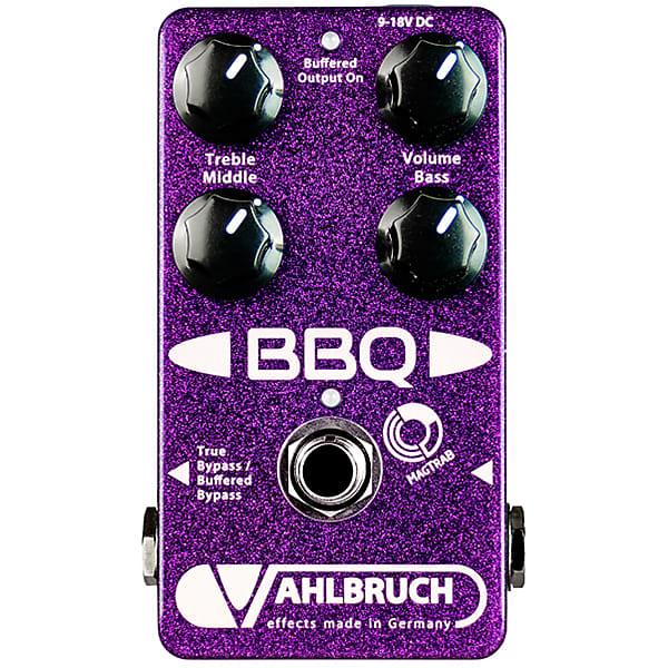 Vahlbruch BBQ Buffer Booster eQualizer Guitar Effects Pedal | Reverb