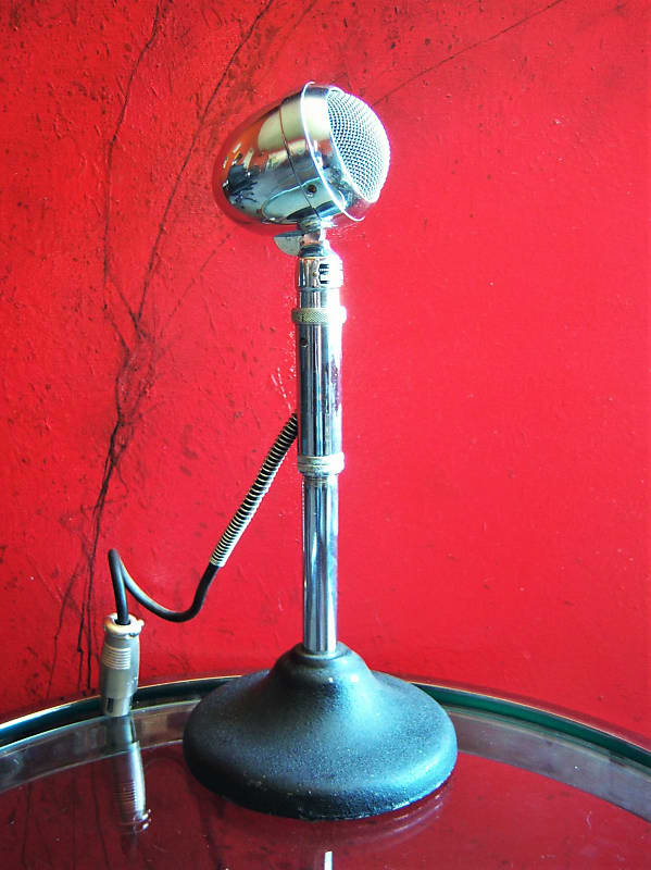 Vintage 1950's Astatic T-3 crystal "bullet" microphone High Z | Reverb