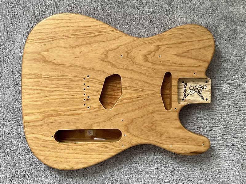 Warmoth Chambered Swamp Ash Vintage Tele Body 2023 - Clear | Reverb