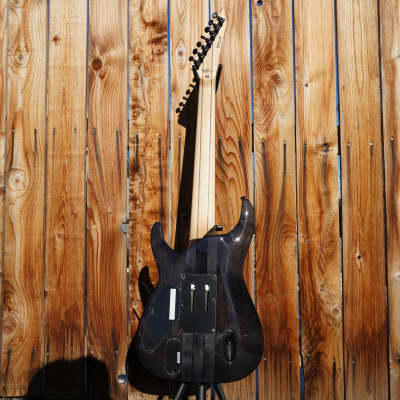 ESP LTD SIGNATURE SERIES BUZ-7 - See Thru Black 7-String | Reverb
