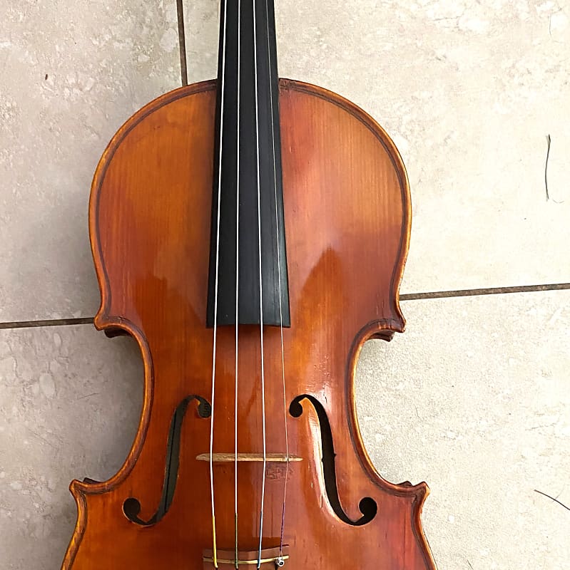 Antique FRENCH violin labeled Breton Brevete | Reverb UK