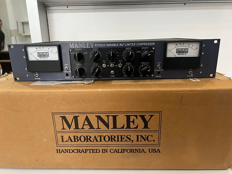 Manley Labs Variable MU Stereo Tube Compressor Limiter | Reverb