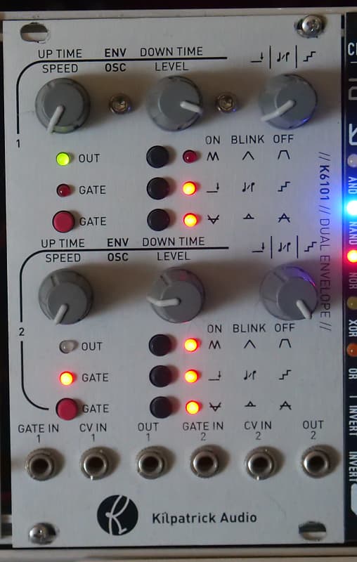 Kilpatrick Audio K6101 Dual Envelope Eurorack Module | Reverb