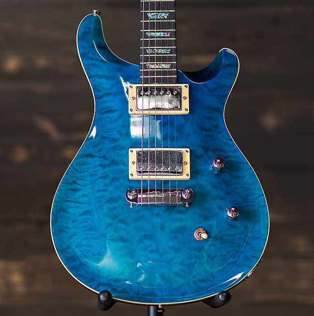 Wolf WPRS 200Q 2018 Trans BlueElectric Guitar | Reverb