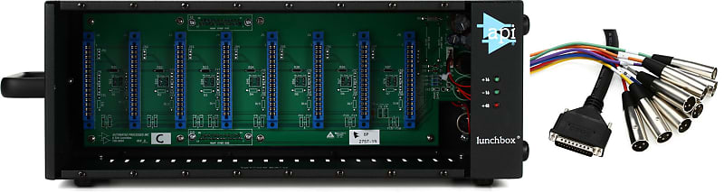 API 500-8 8-slot 500 Series Lunchbox Bundle with Hosa DTM-803 | Reverb