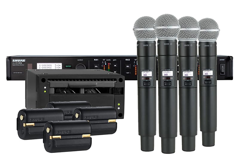 Mint Shure ULXD24Q/SM58-G50 ULXD Quad-Channel Handheld | Reverb
