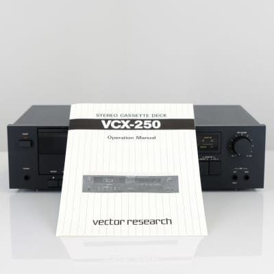 Vector Research VCX-250 Stereo Cassette Deck - Black | Reverb