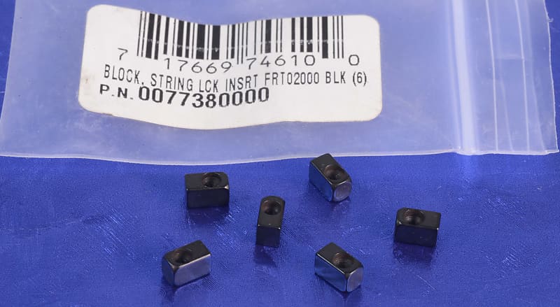 Genuine Fender Jackson Floyd Rose Black String Lock Inserts | Reverb