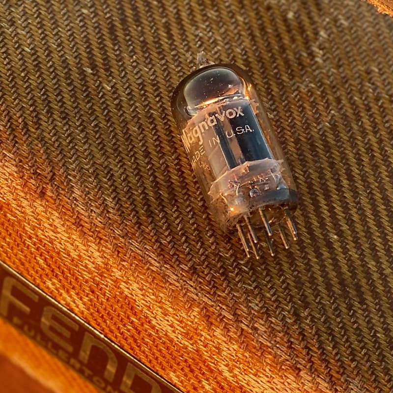 "Test NOS" GE 12AX7 Black Plate Vintage Vacuum Tube | | Reverb Canada