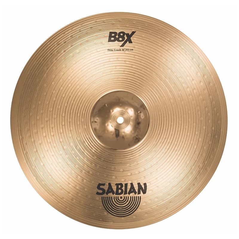 SABIAN B8X 18" Thin Crash Cymbal | Reverb