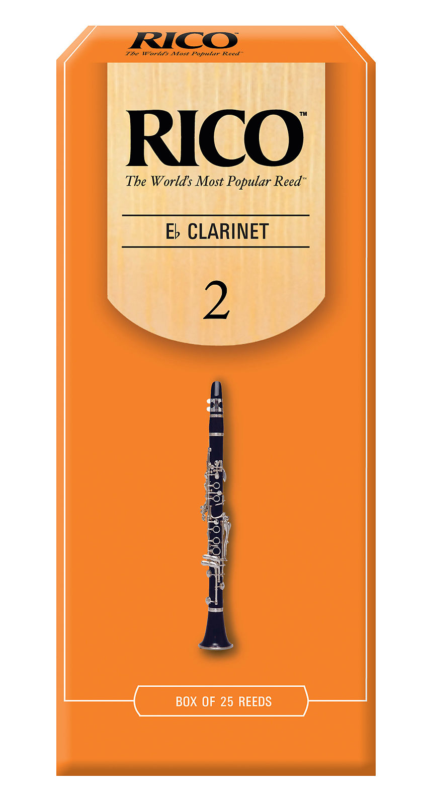 Rico RBA2520 Eb Clarinet Reeds - Strength 2.0 (25-Pack) | Reverb UK