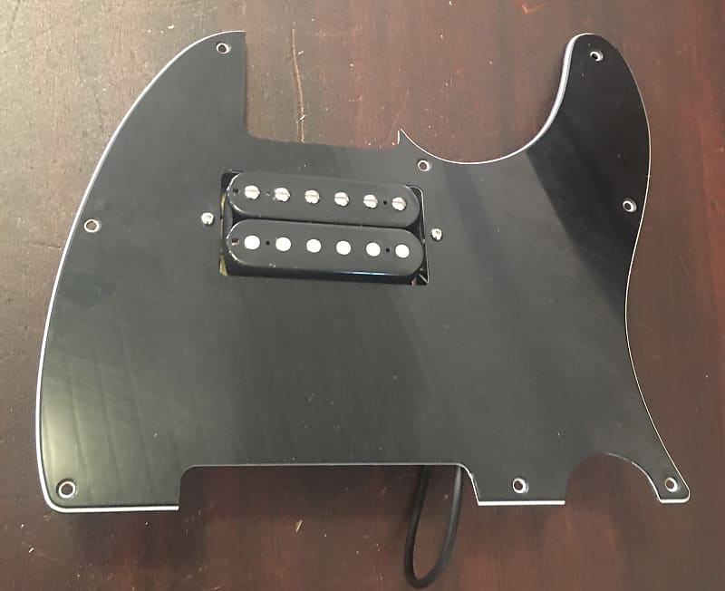 Fender Telecaster Loaded Pickguard 2010s Black 3 ply | Reverb