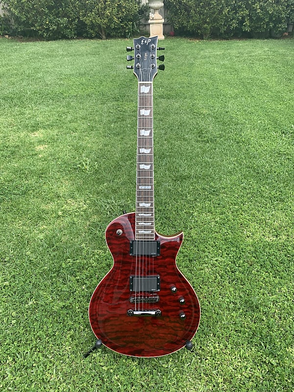 ESP Custom Eclipse-II See Thru Black Cherry | Reverb