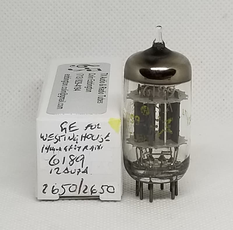 GE Made For Westinghouse 6189 Perfectly Balanced Single NOS | Reverb