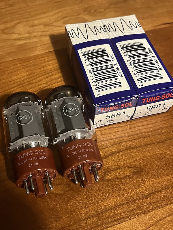 Tung-Sol 5881 matched pair | Reverb
