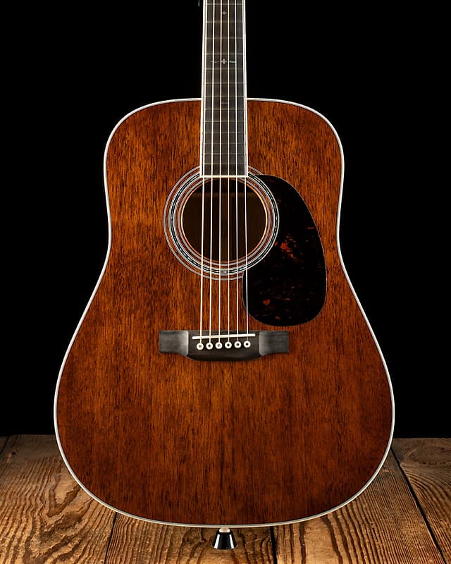 Martin Custom Shop Custom "D" Dreadnought Mahogany - Natural | Reverb