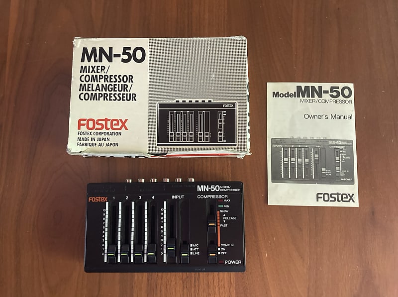 Fostex MN-50 Mixer/Compressor | Reverb