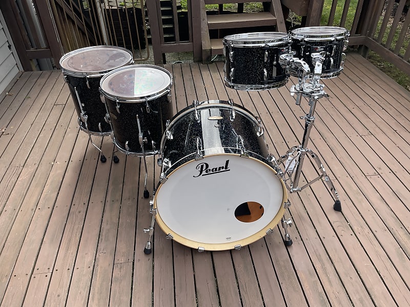 Pearl Session Studio Select 7 Piece - Black Halo Glitter | Reverb