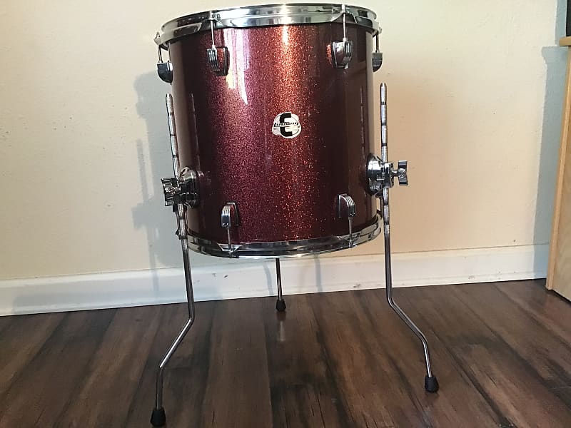 Ludwig Element Evolution Floor Tom Drum 14 x 14 2016 Wine Red | Reverb