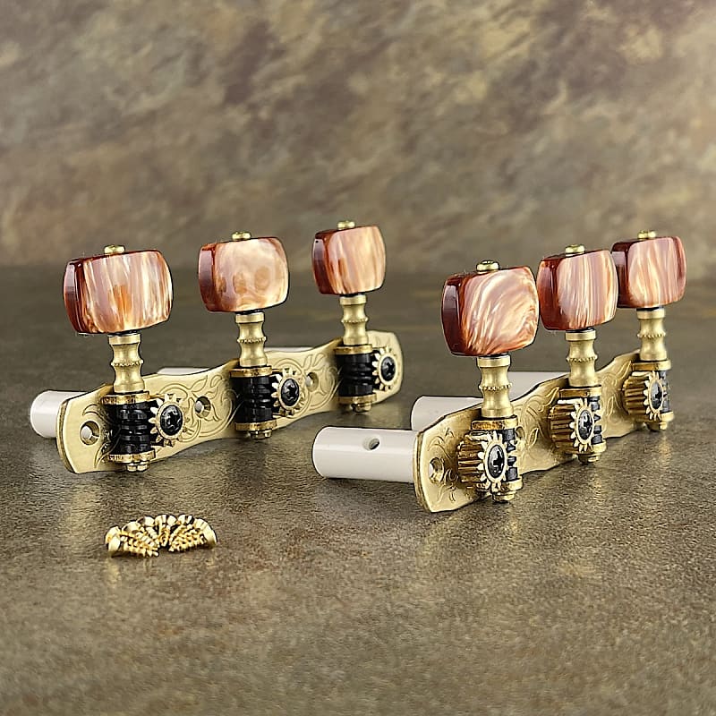 Gotoh Classical Guitar Tuners Gold - Brass – 35G18001RX | Reverb