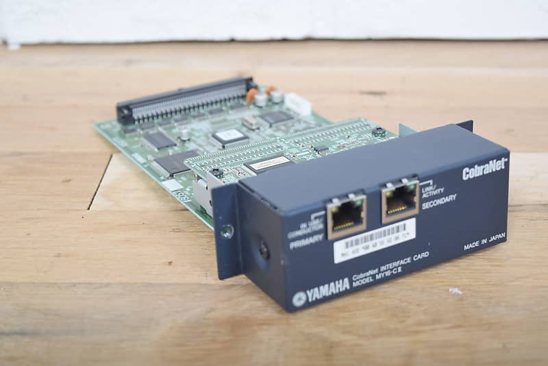 Yamaha CobraNet MY16-CII interface card LS9-32/16 MINT-mixer | Reverb