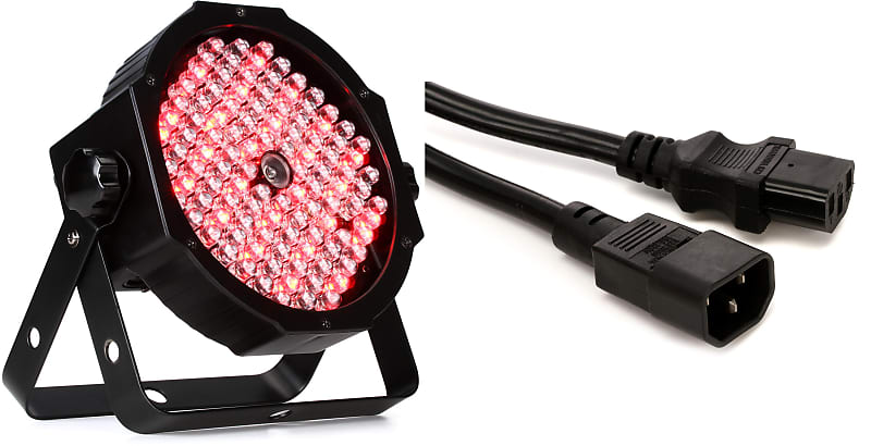 ADJ Mega Par Profile Plus RGB+UV Par Bundle with Hosa PWL-408 | Reverb