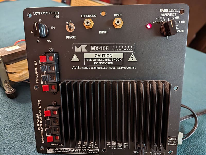 Miller & Kreisel, M&K, MX-105 OEM 150-watt amp and | Reverb