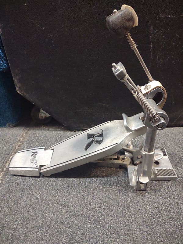 Rogers Big R foot pedal 70's - Silver | Reverb
