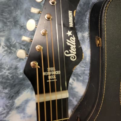 Vintage 1971 Harmony Fender Headstock Harmony Stella | Reverb France