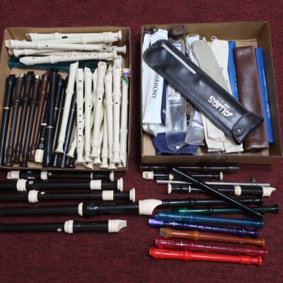Vintage 1970s-2000s 50+ Piece Lot Recorders Flute Piccolo | Reverb