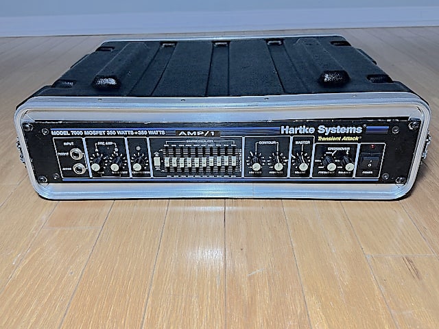 Hartke Model 7000 2 Space, Rack Mount Bass Head w/ SKB 2 | Reverb