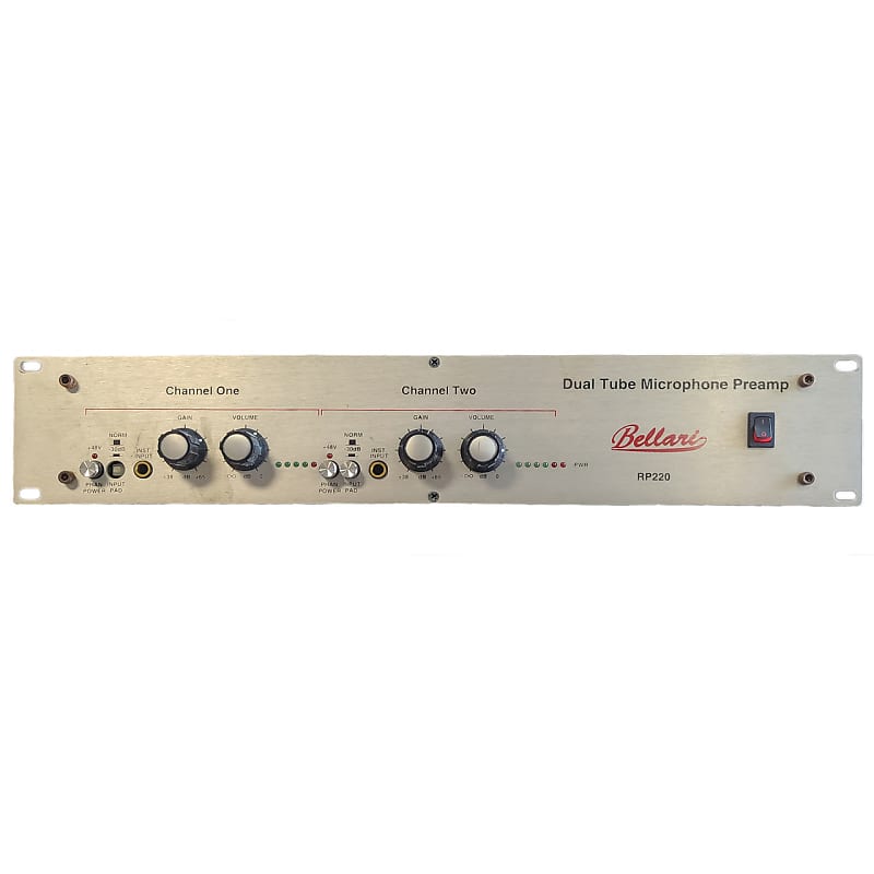 ROLLS BELLARI RP220 DUAL MIC PREAMP | Reverb