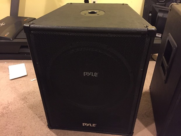 Pyle PASW15 800 Watt 15'' Stage PA Subwoofer Cabinet DJ Pro | Reverb