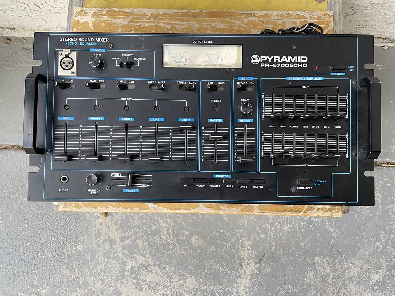 Vintage Pyramid PH-6700 Echo Stereo Mixer DJ Disco 80s | Reverb